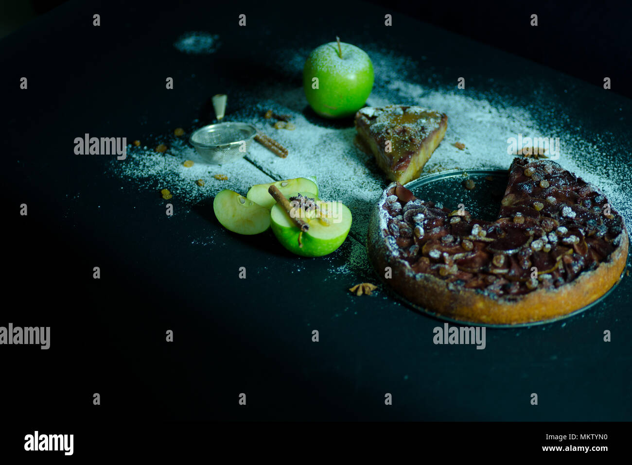 Shooting tasty pie milk hi-res stock photography and images - Alamy