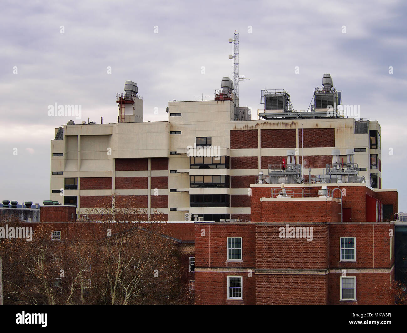 Medical complex in a city Stock Photo - Alamy
