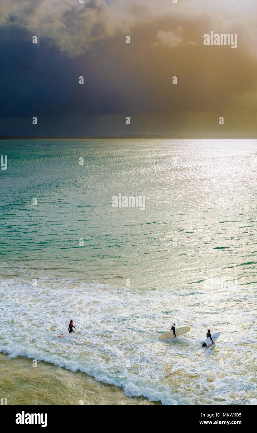 Rough Sea Surfers High Resolution Stock Photography and Images - Alamy