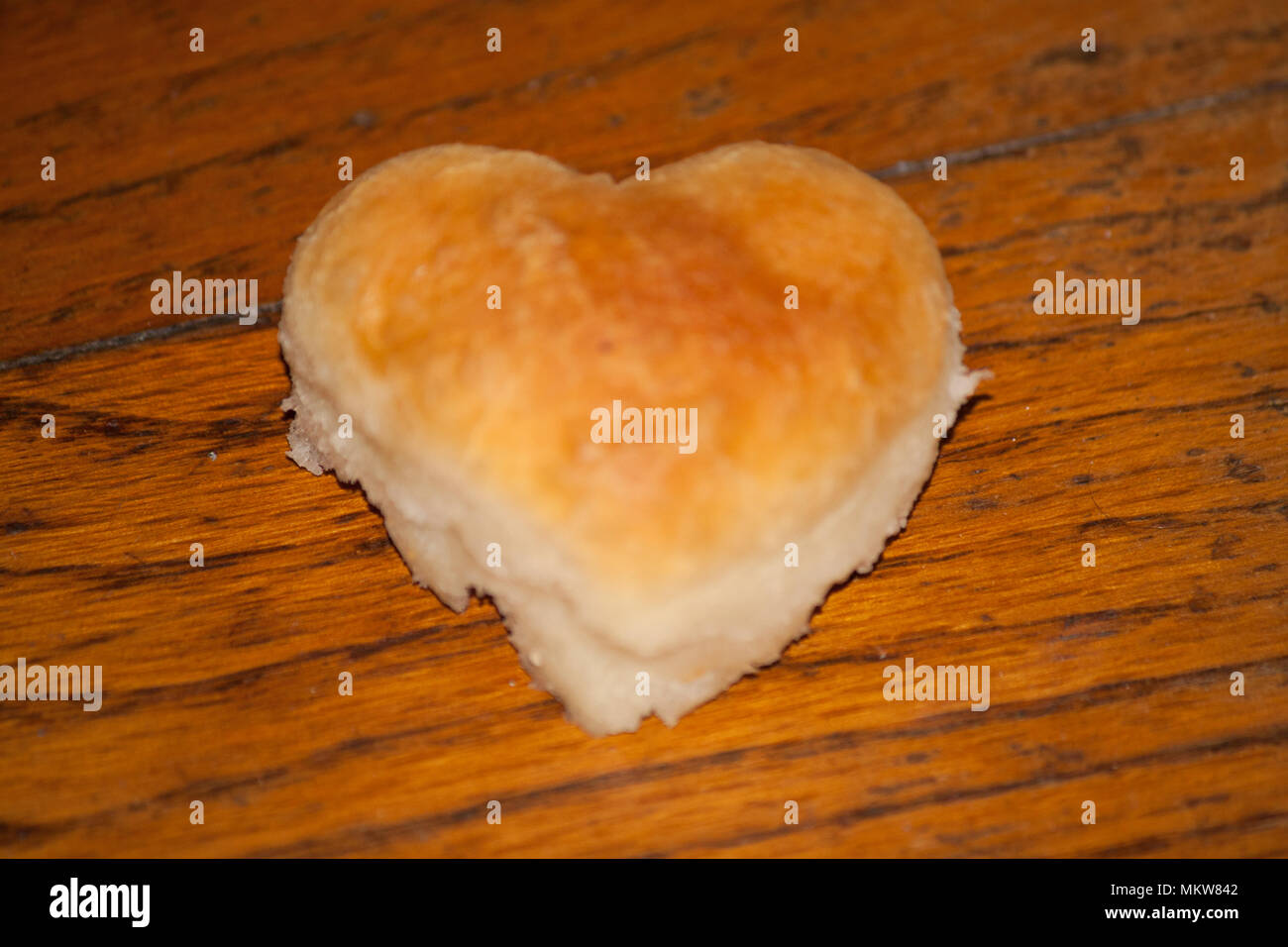 bread in the shape of heart Stock Photo - Alamy