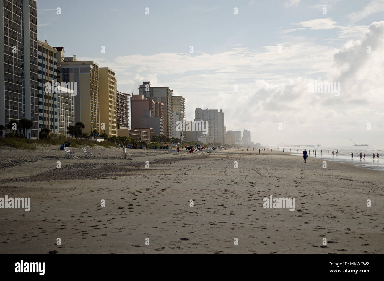 Buildings at beach Stock Photo - Alamy