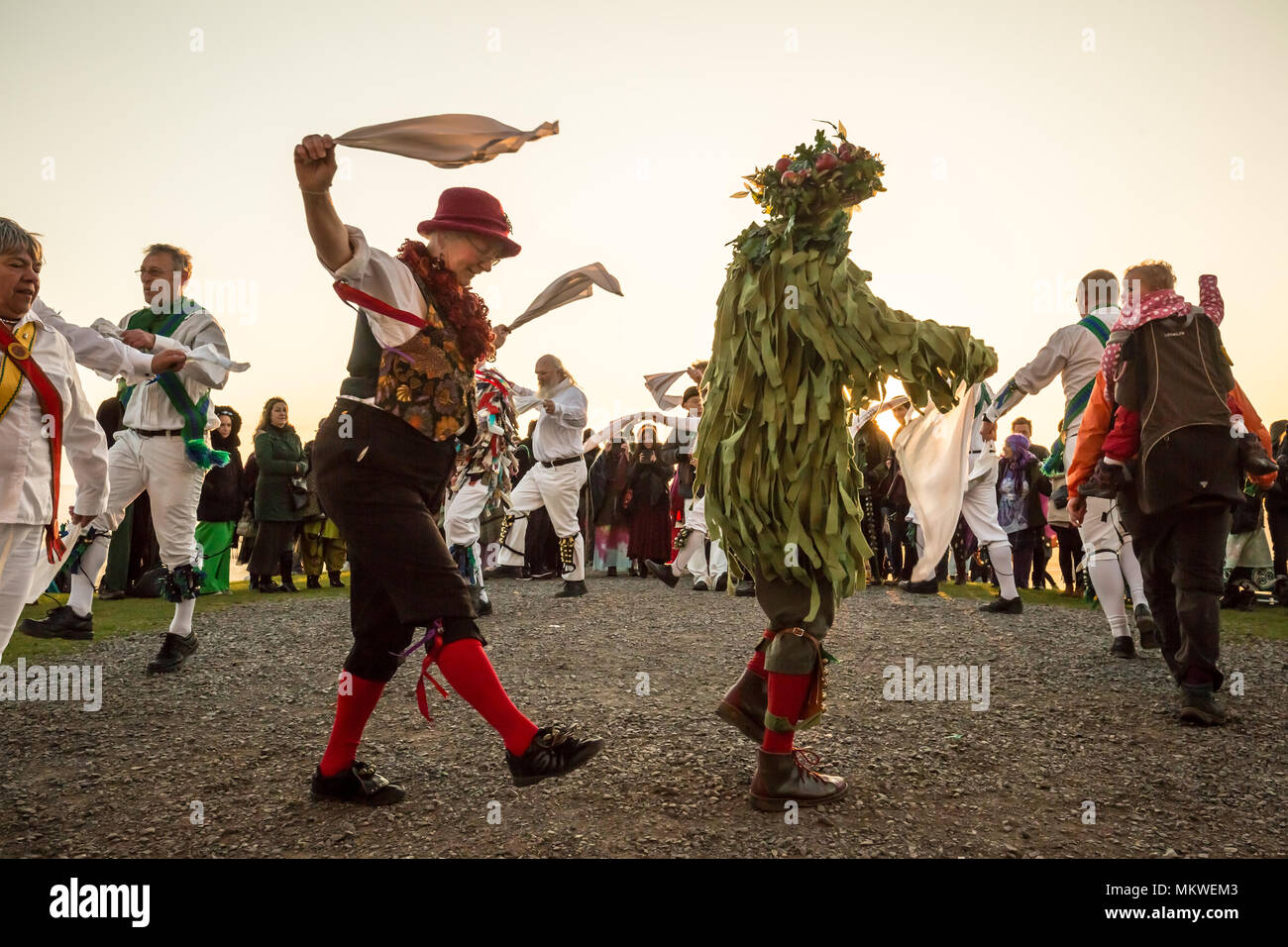 Beltane border morris dancing hi-res stock photography and images - Alamy