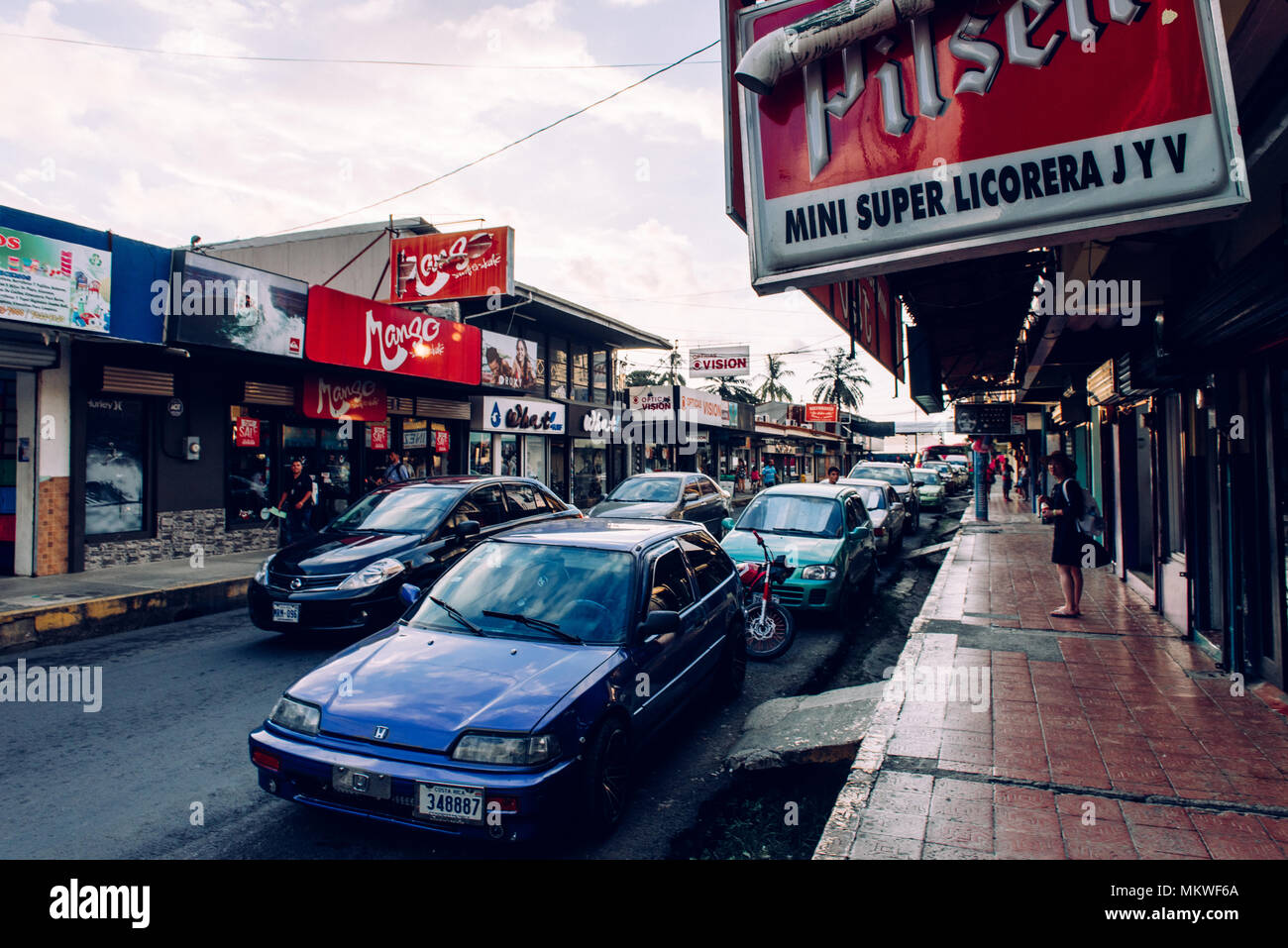 Costa Rica Small Town Stock Photo - Alamy