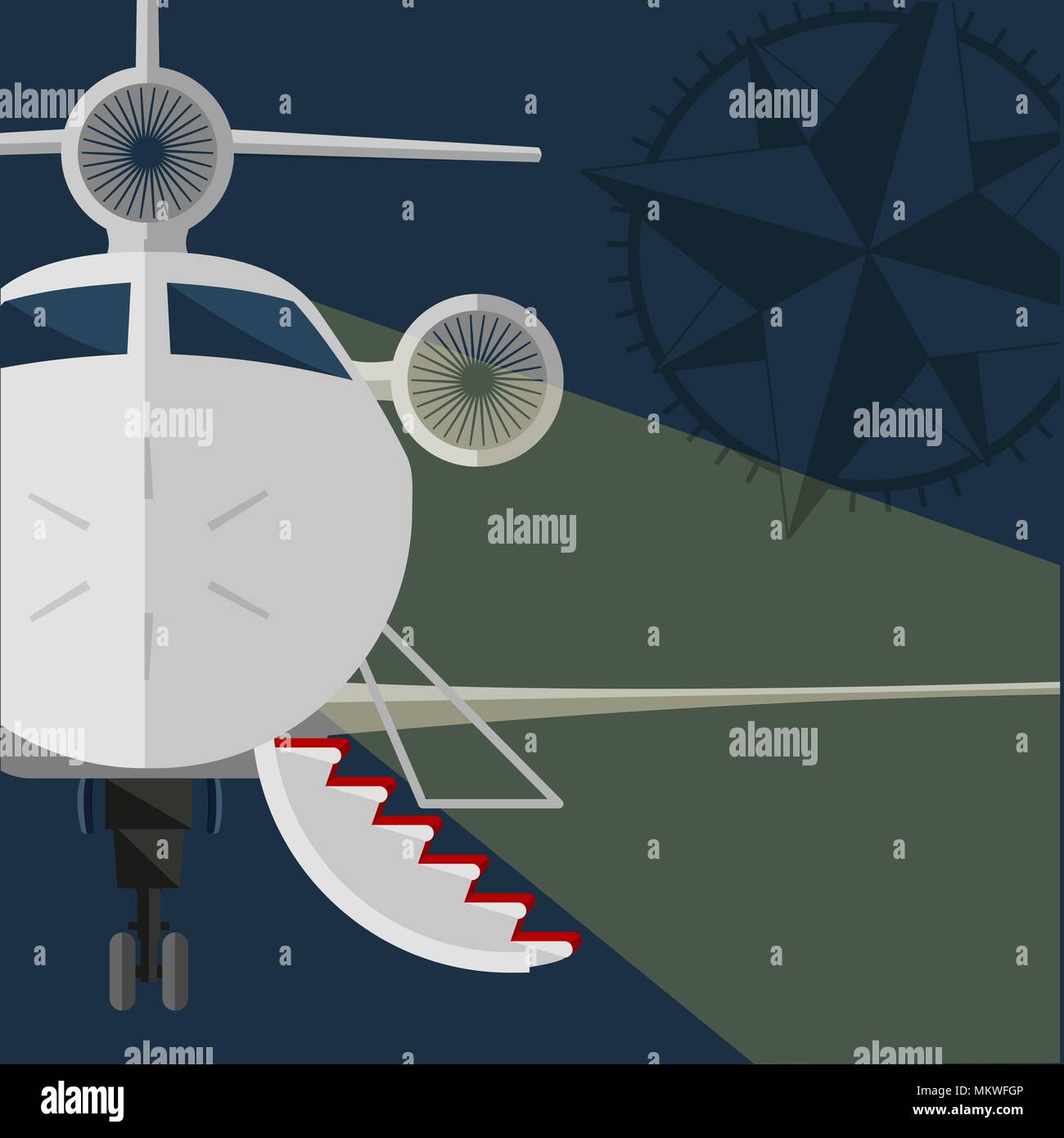 Vector wind rose technology Stock Vector Images - Alamy