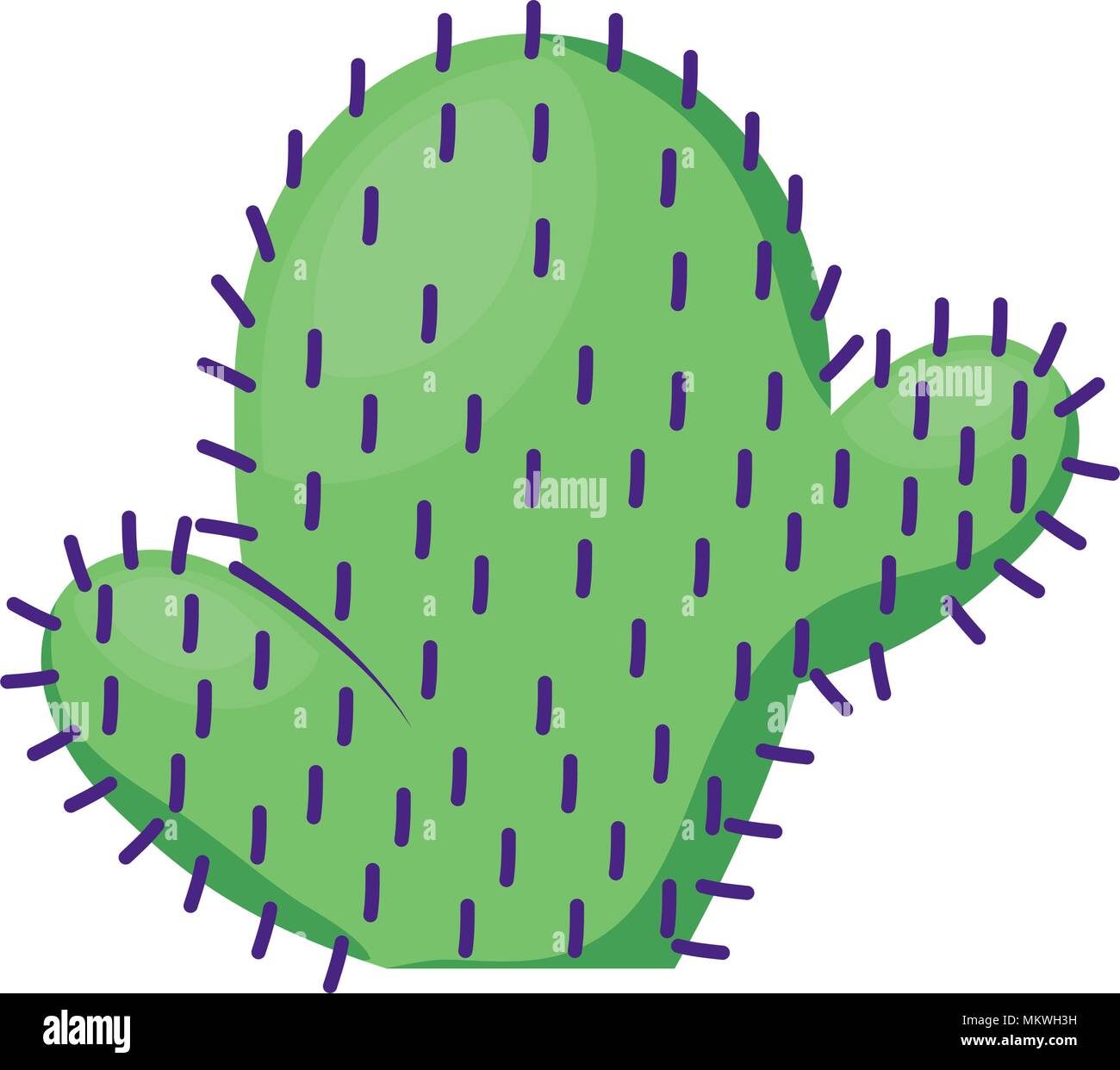 cactus icon over white background, vector illustration Stock Vector ...