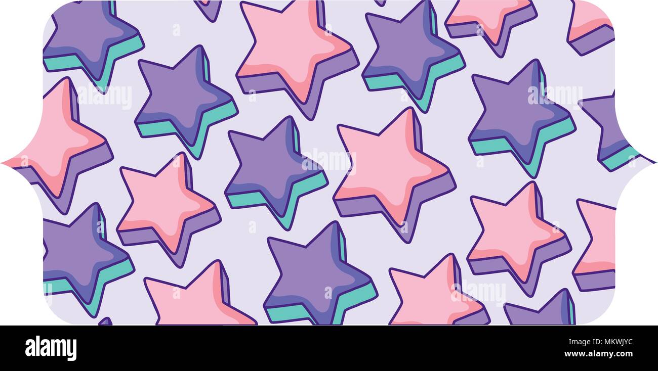 banner with stars pattern over white background, colorful design ...