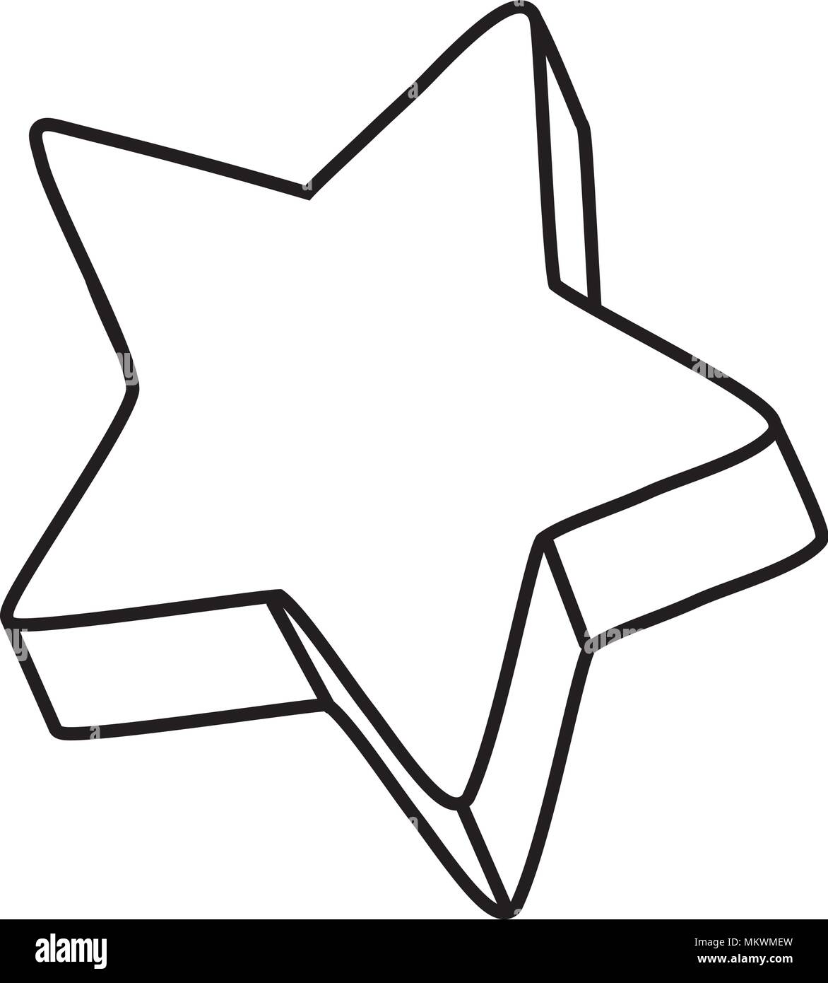 cute star icon over white background, vector illustration Stock Vector ...