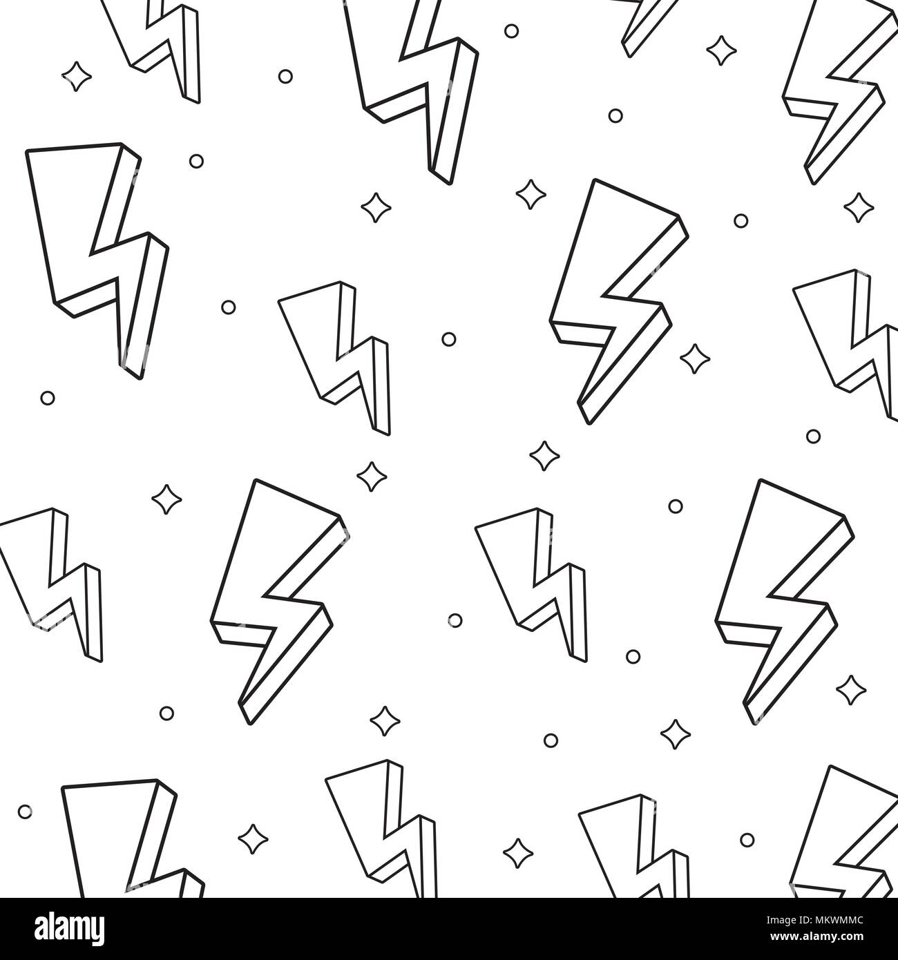 background with lightning pattern, vector illustration Stock Vector ...