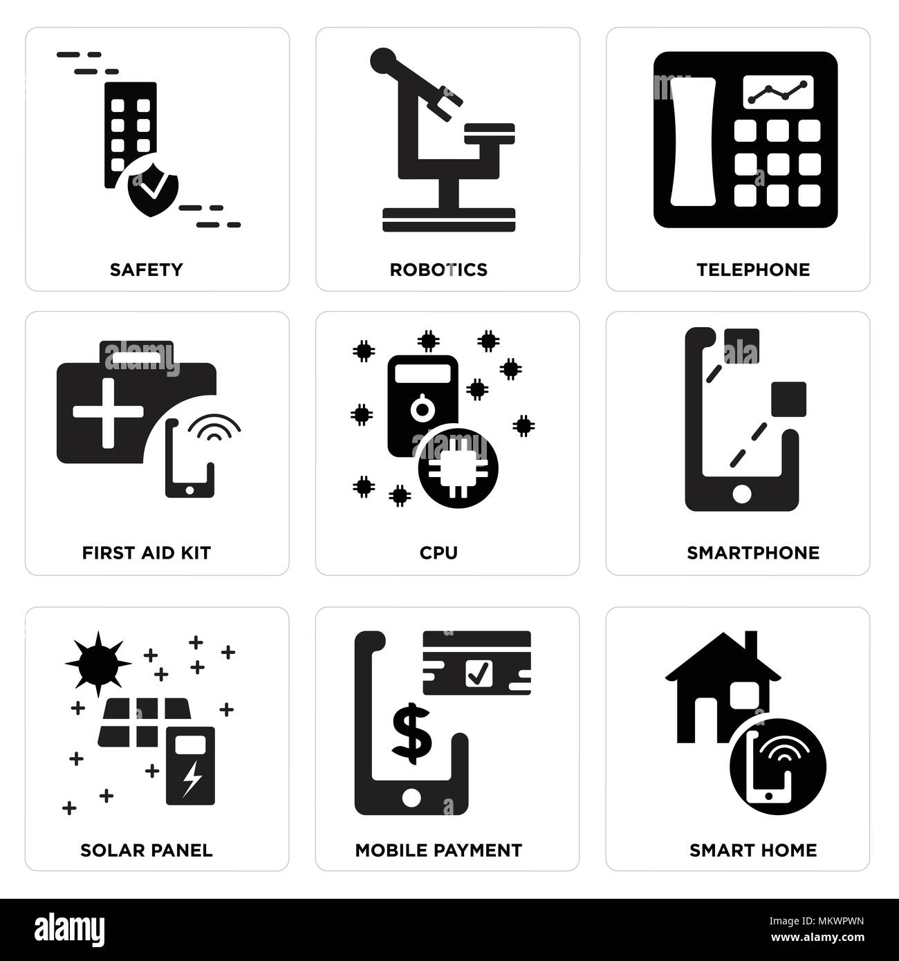 First aid kit electronic Black and White Stock Photos & Images - Alamy