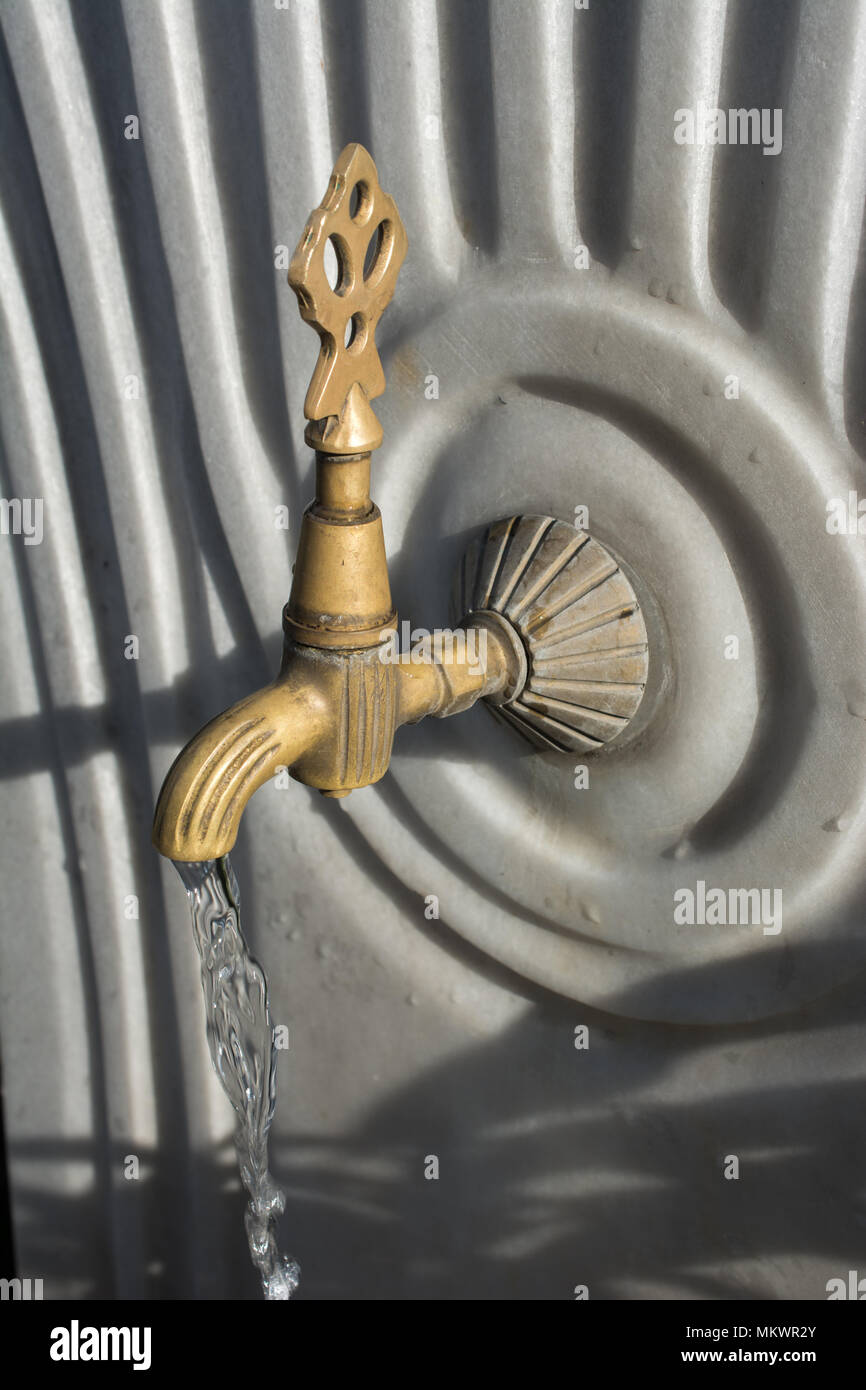 Turkish Ottoman style water tap examples Stock Photo - Alamy