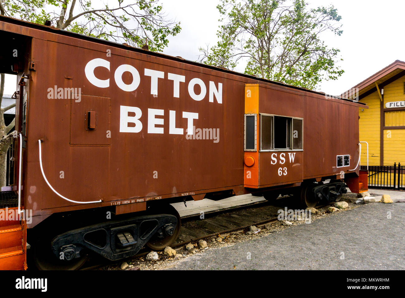 The Fillmore and Western Railroad museum in Fillmore California Stock ...