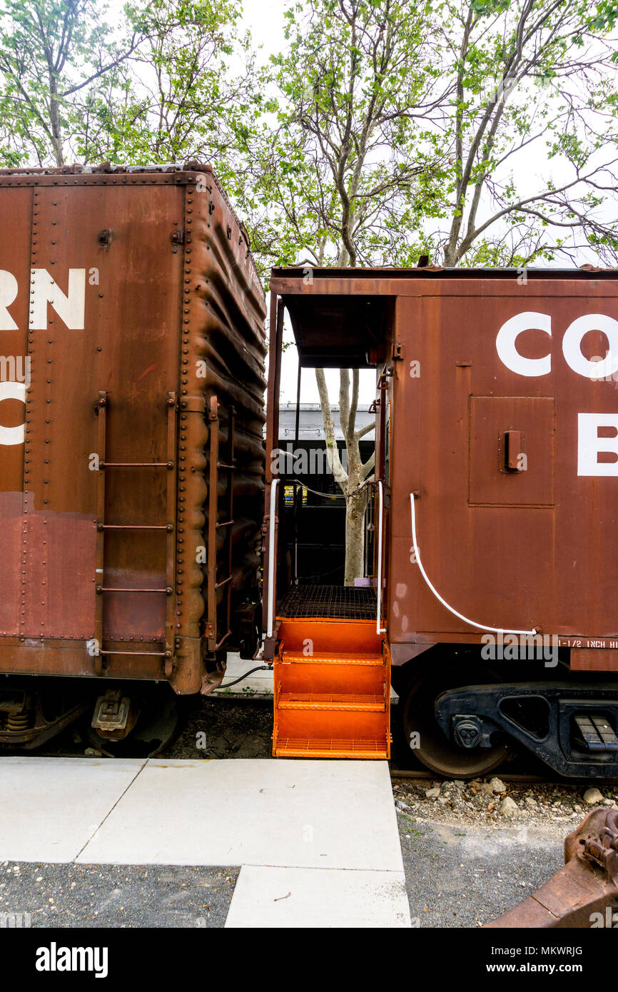 The Fillmore and Western Railroad museum in Fillmore California Stock ...
