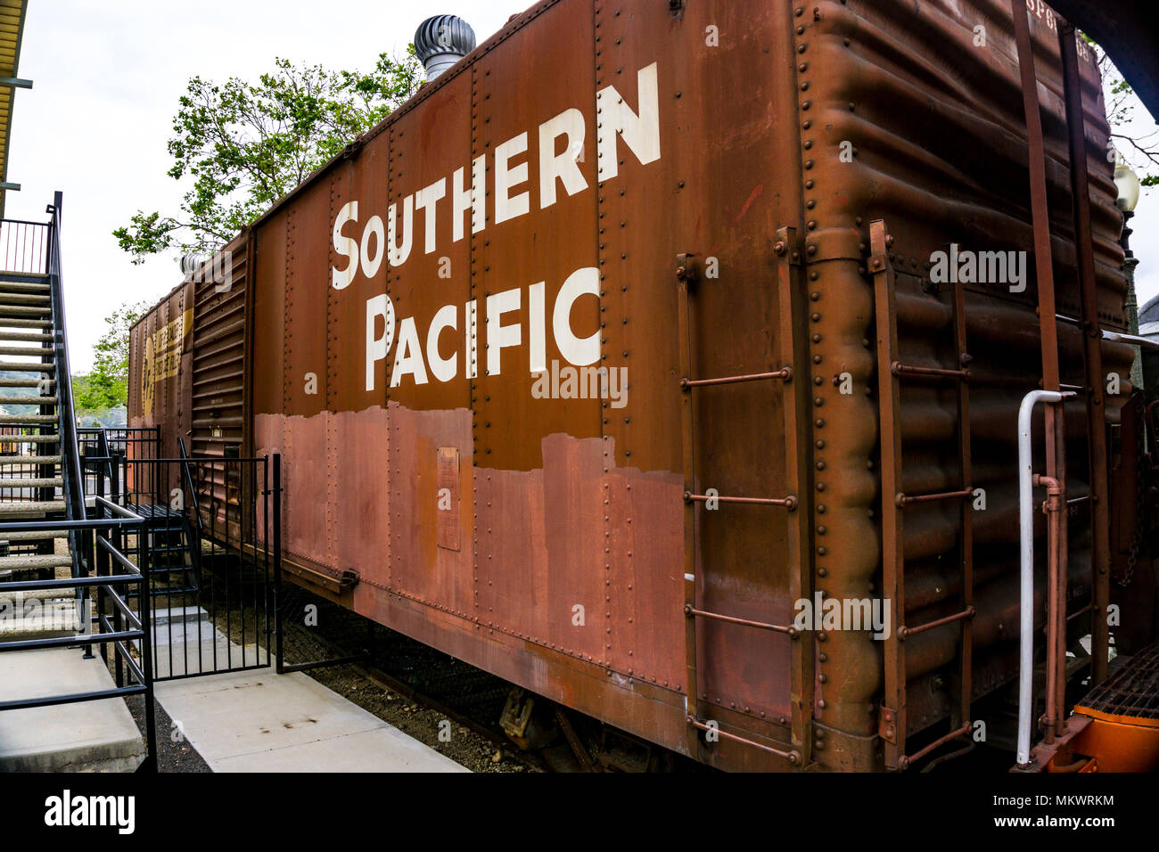 The Fillmore and Western Railroad museum in Fillmore California Stock ...