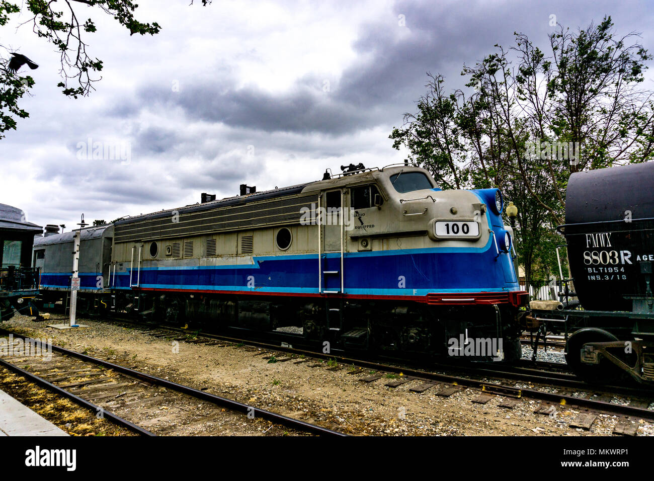 The Fillmore and Western Railroad museum in Fillmore California Stock ...
