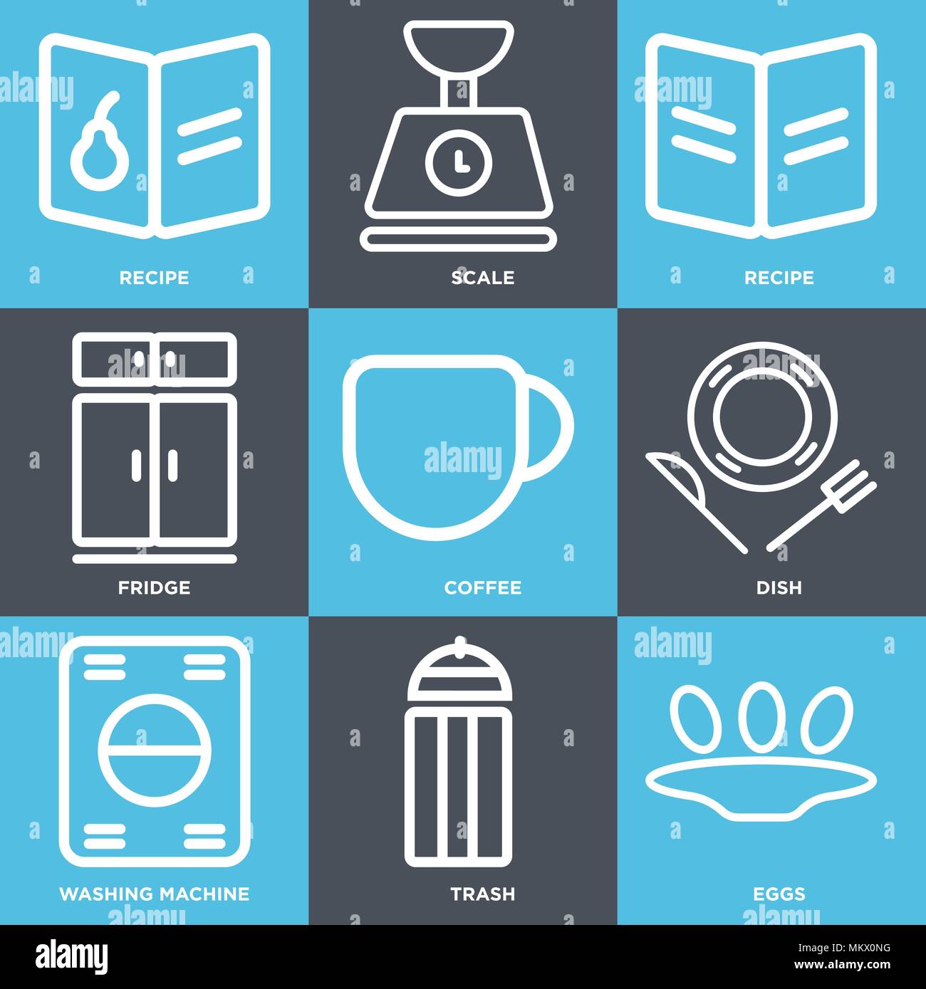 Laundry scale Stock Vector Images - Alamy