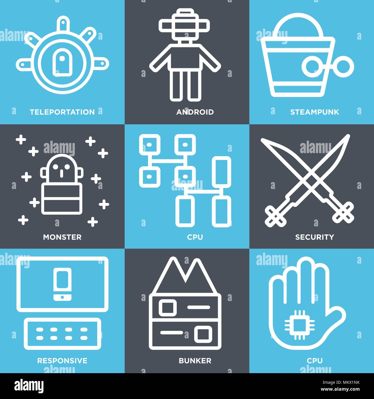 Teleport cartoon hi-res stock photography and images - Alamy