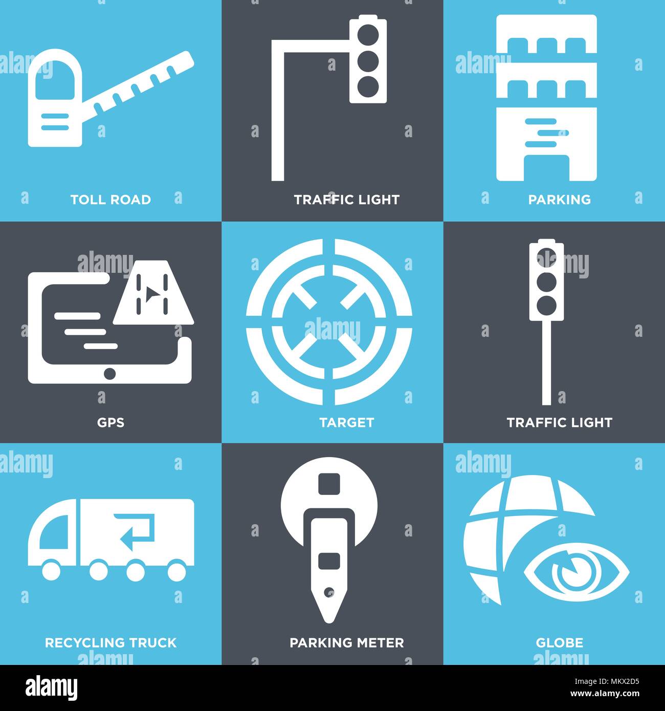 Toll meter Stock Vector Images - Alamy