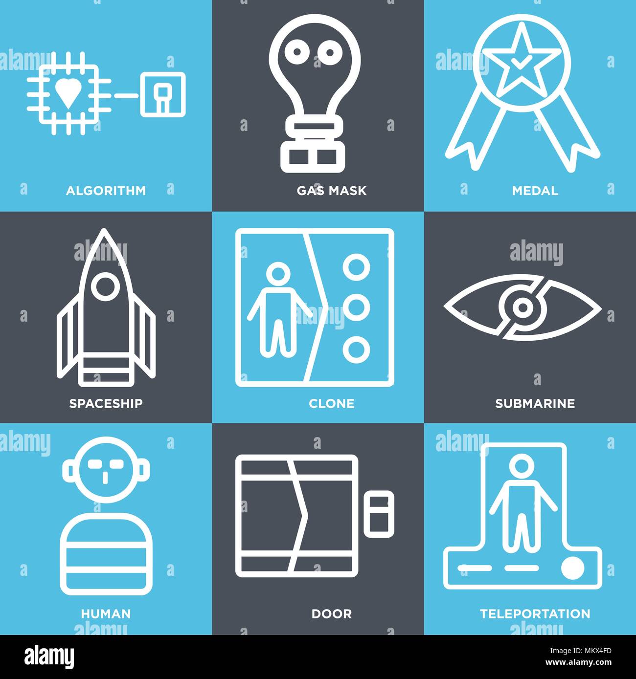 Teleportation icon vector vectors hi-res stock photography and images ...