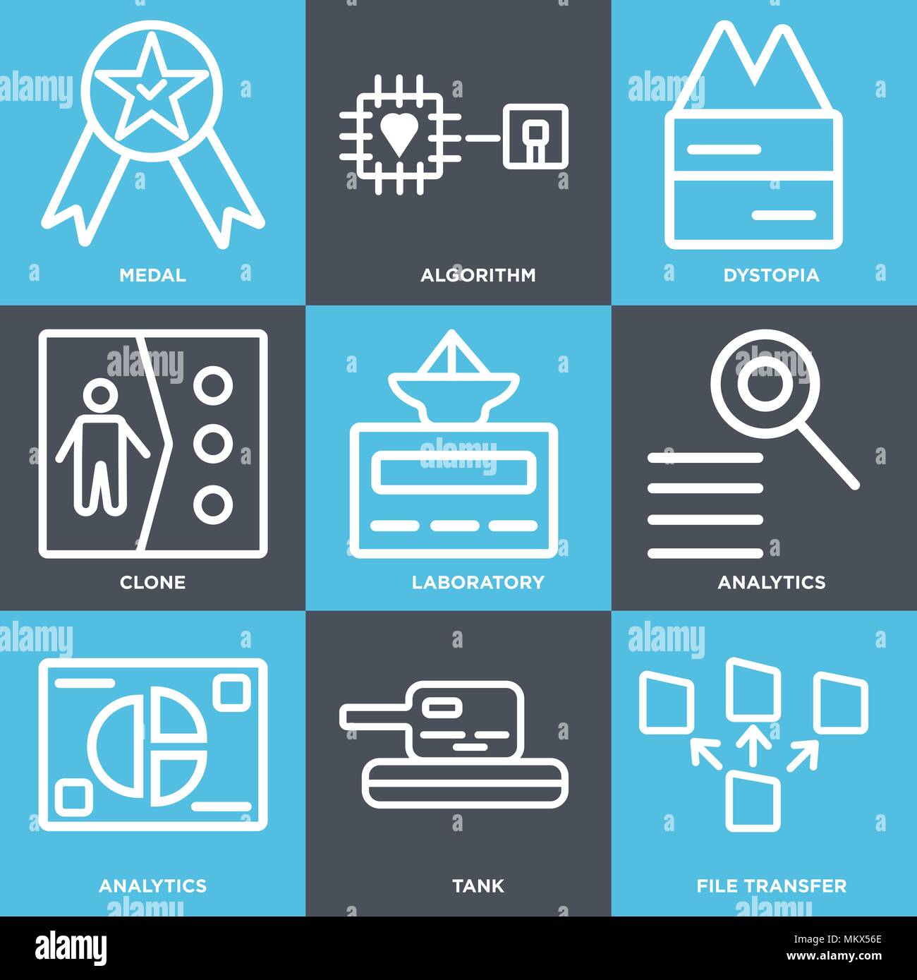 Dystopia symbol Stock Vector Images - Alamy