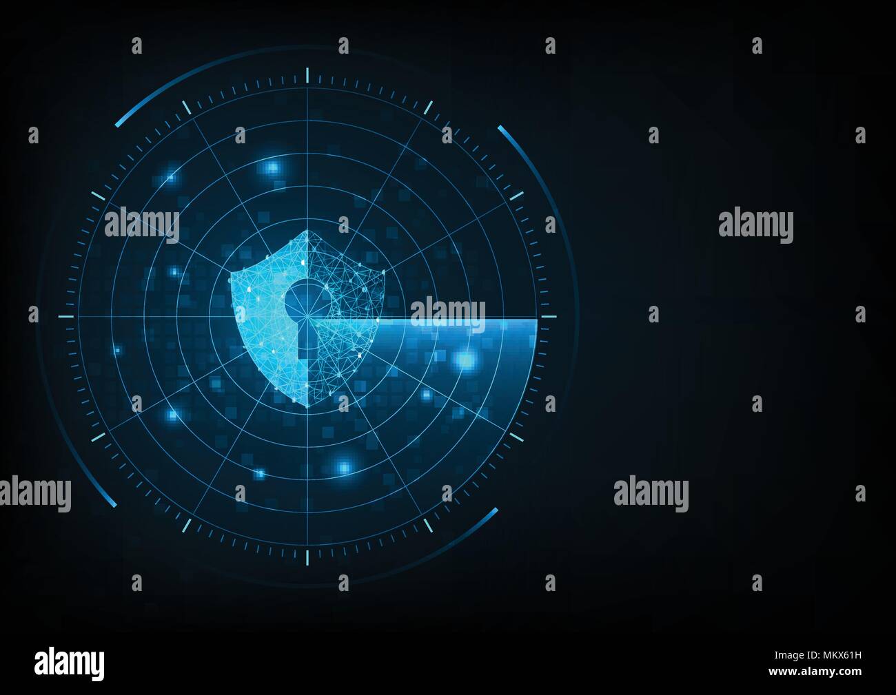 Cyber security radar Stock Vector Images - Alamy