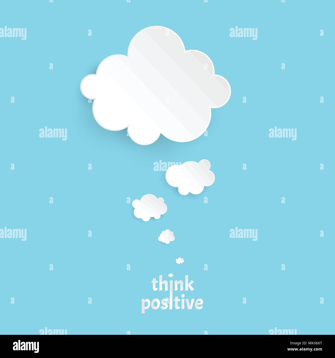 Thought balloon vector vectors hi-res stock photography and images - Alamy