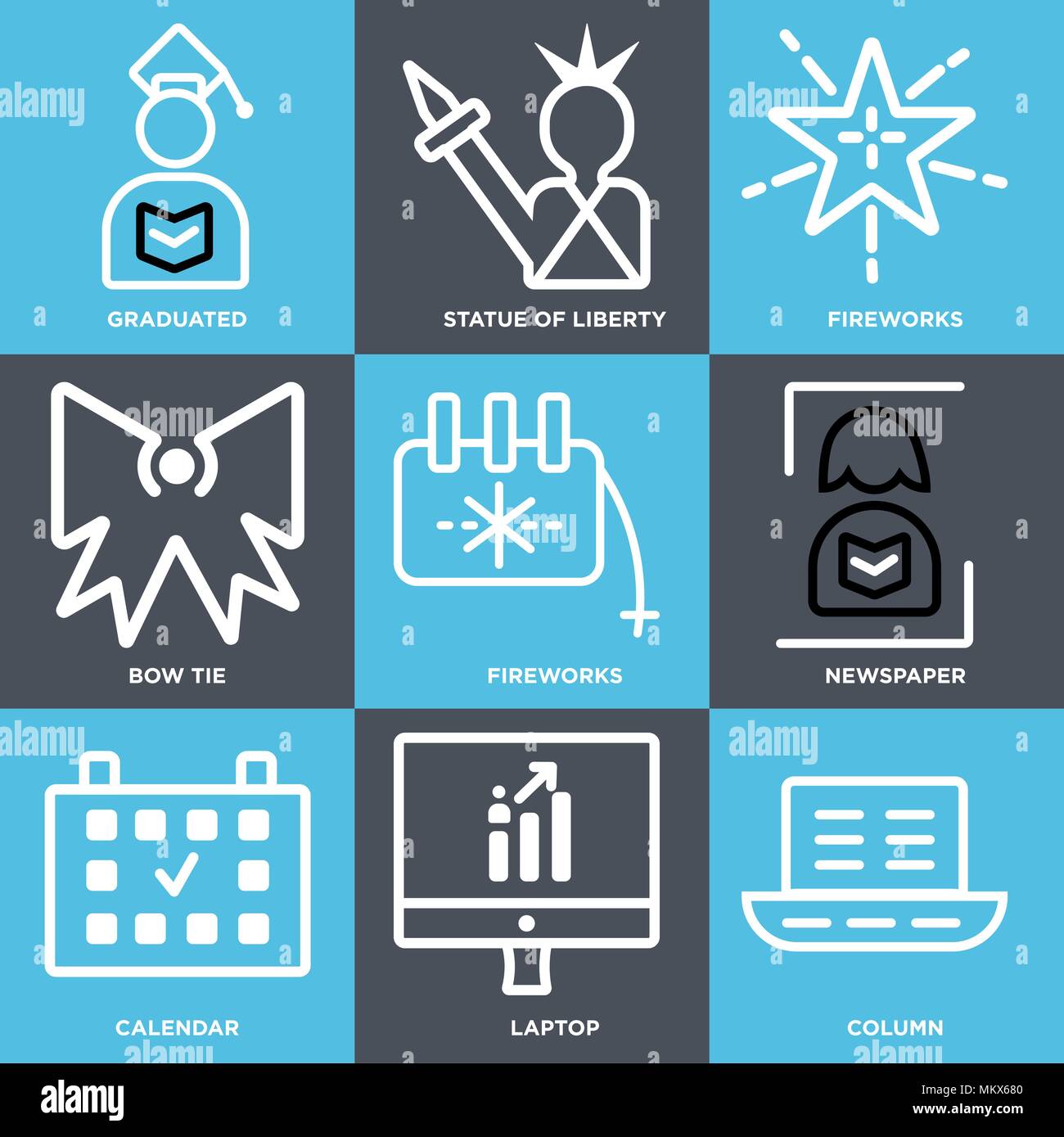 Graduated column Stock Vector Images - Alamy