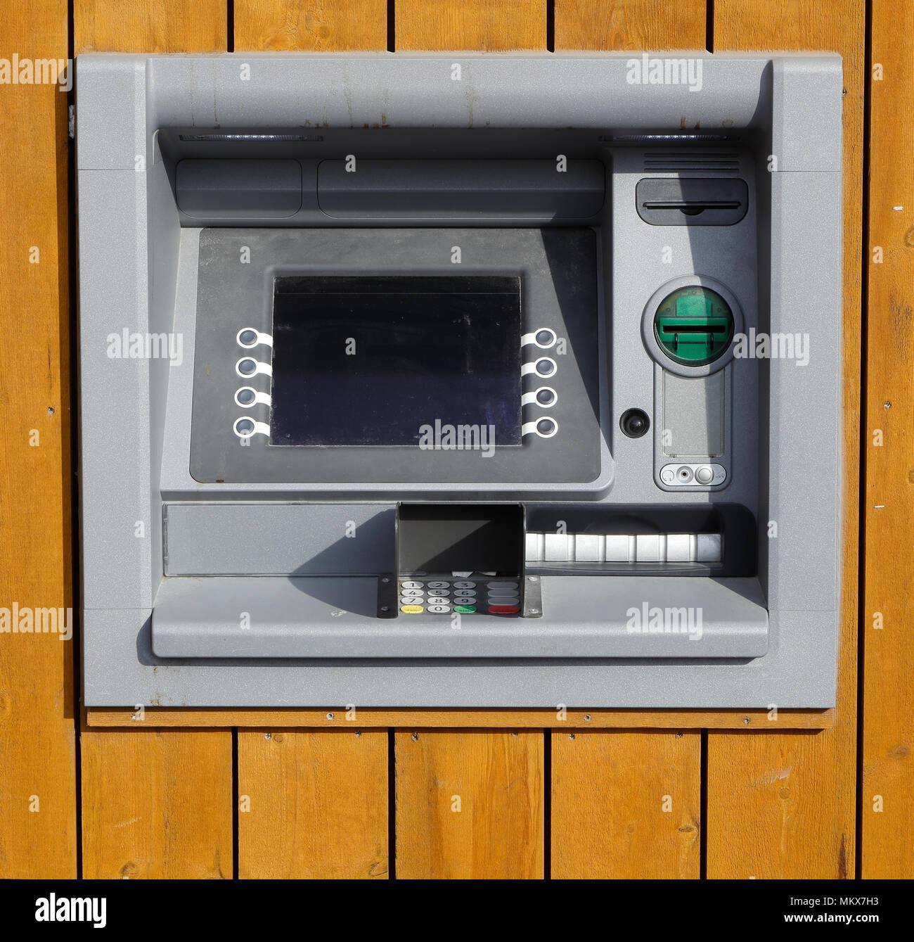 Yellow atm machine hi-res stock photography and images - Alamy