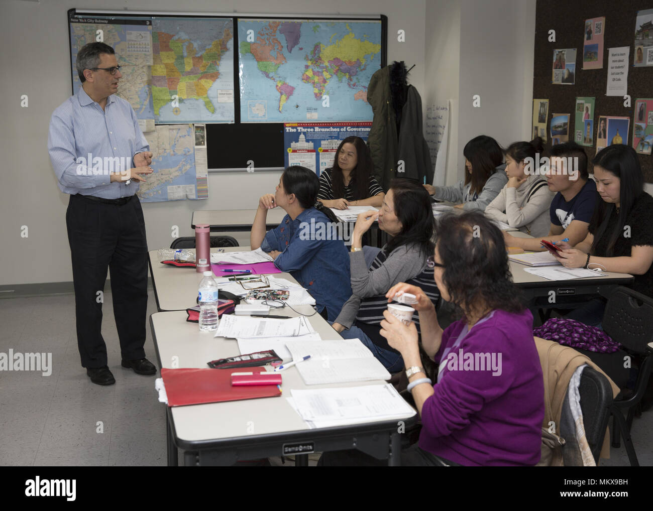Adults learning a second language hi-res stock photography and images ...