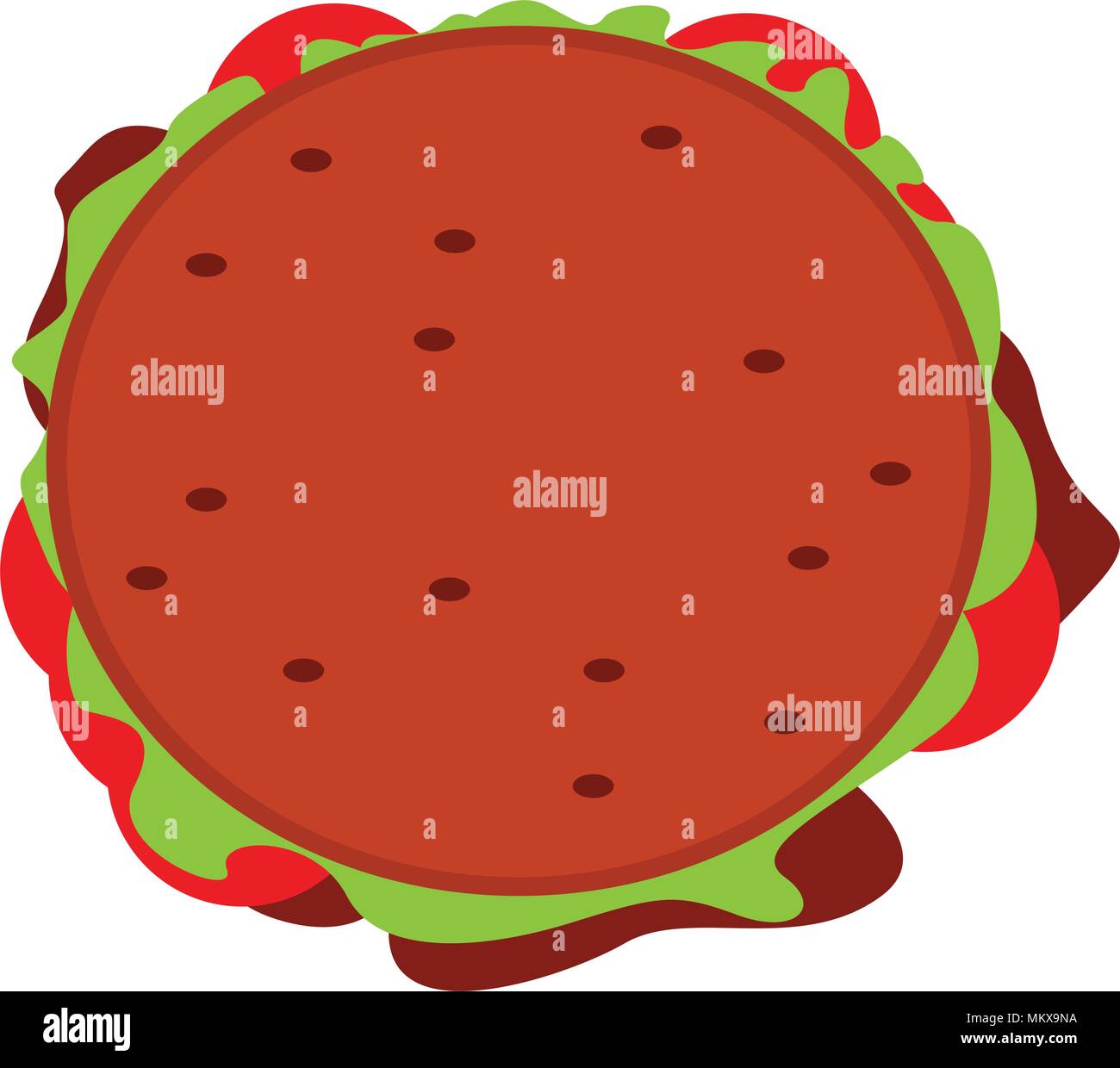 Isolated burger icon Stock Vector Image & Art - Alamy