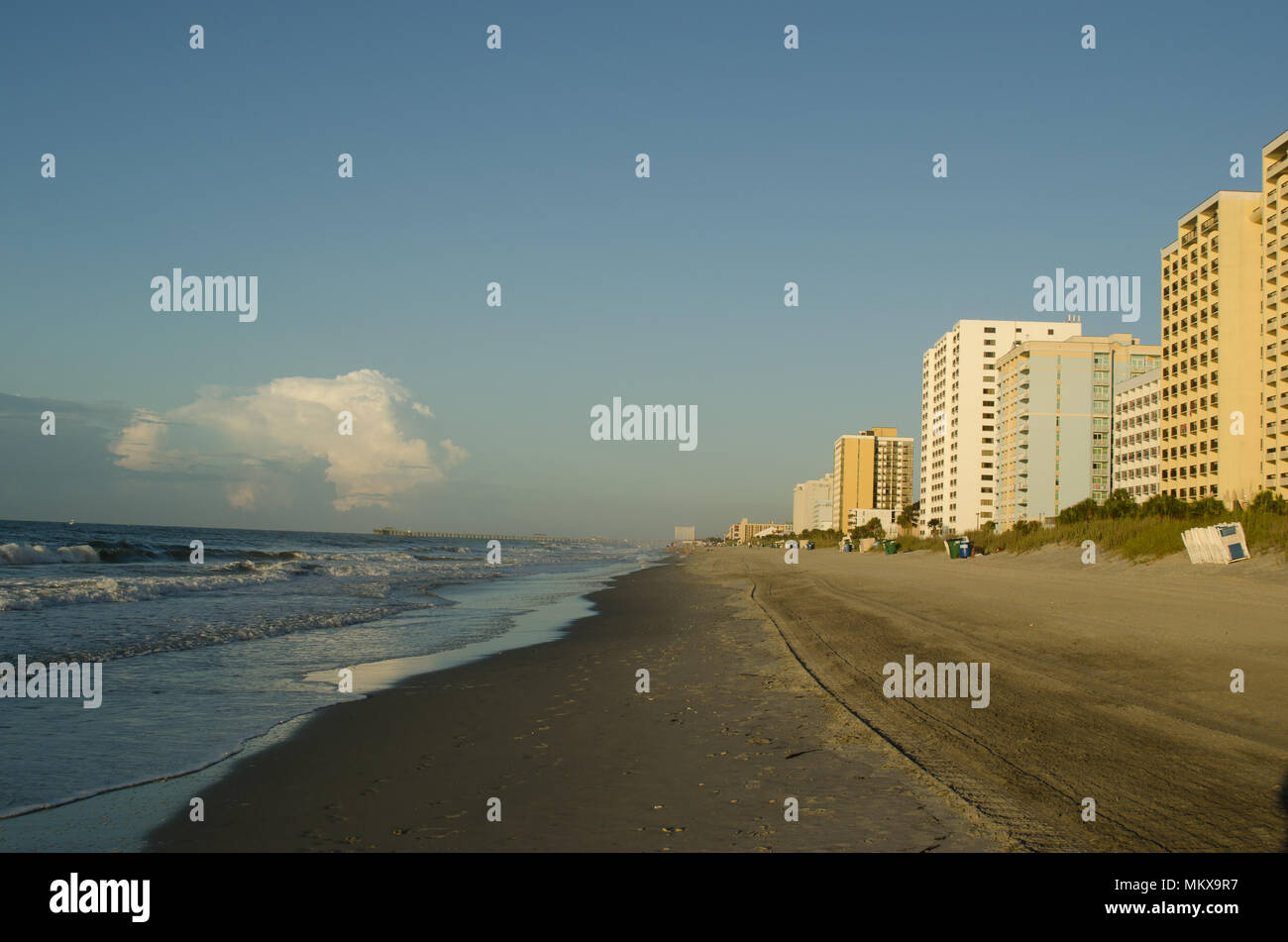 Buildings at beach Stock Photo - Alamy