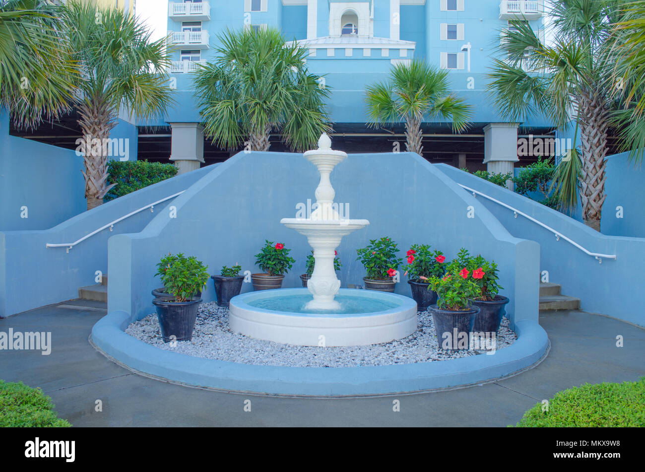 fountain in front of a building Stock Photo - Alamy