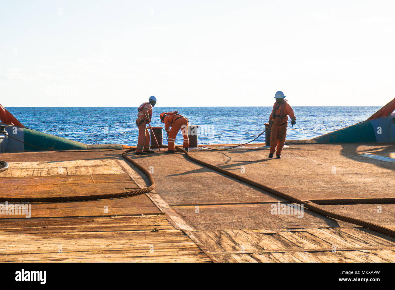 Oil tanker deck rig hi-res stock photography and images - Alamy