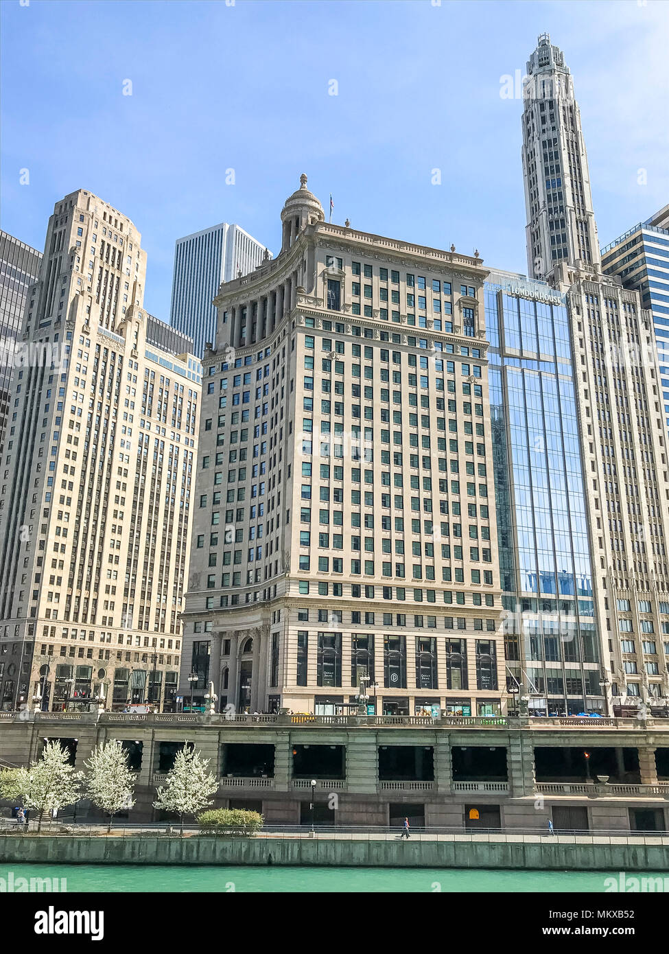 Stock Photo - Architectural Buildings and Skyscrapers , Chicago ...