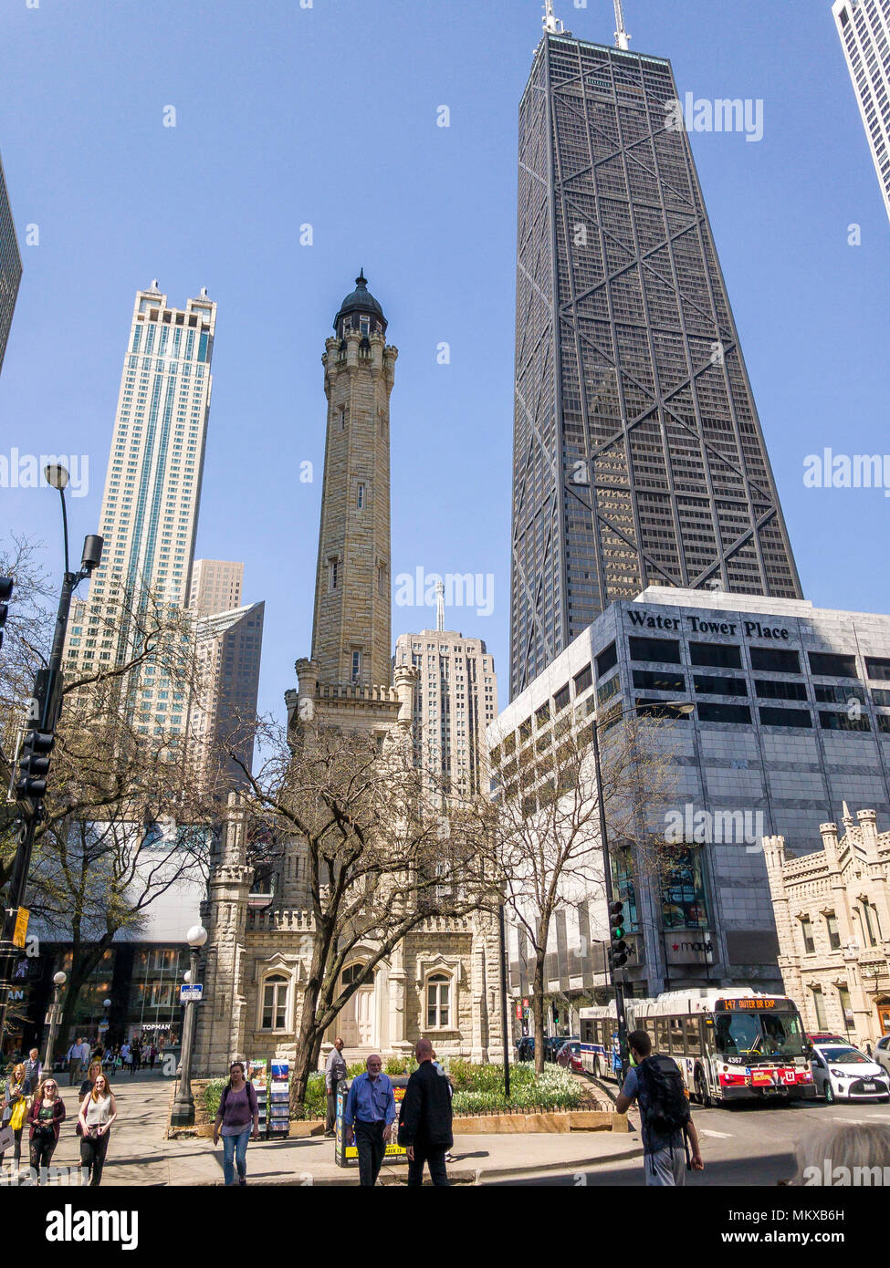 Stock Photo - Architectural Buildings and Skyscrapers , Chicago ...