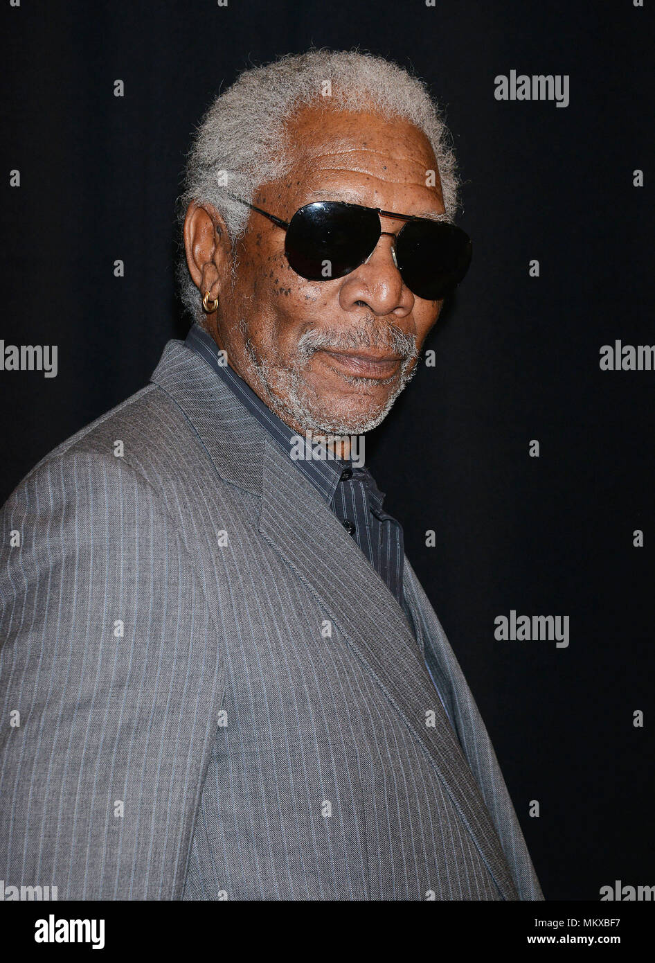 Morgan Freeman at the Warner Bros Previews at Cinemacon 2014 at Caesars ...