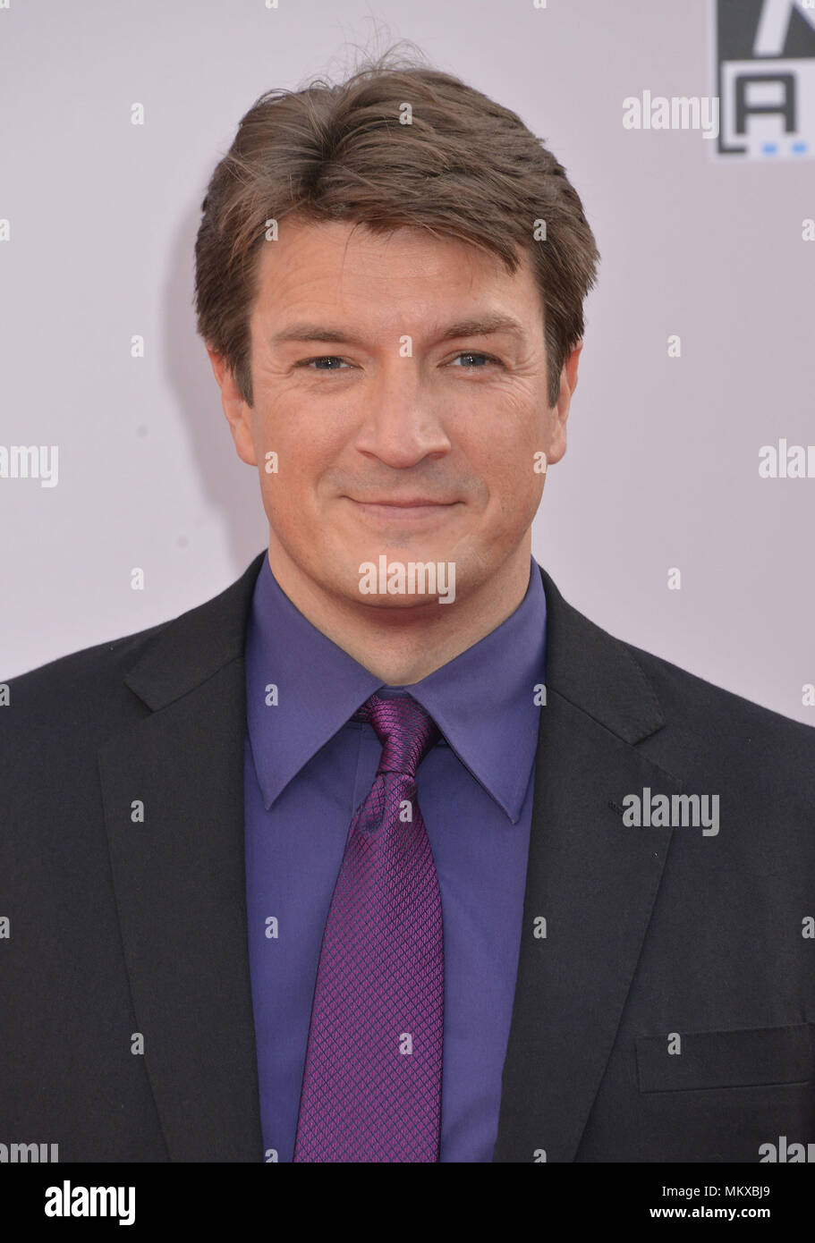 In los angeles nathan fillion headshot hi-res stock photography and ...