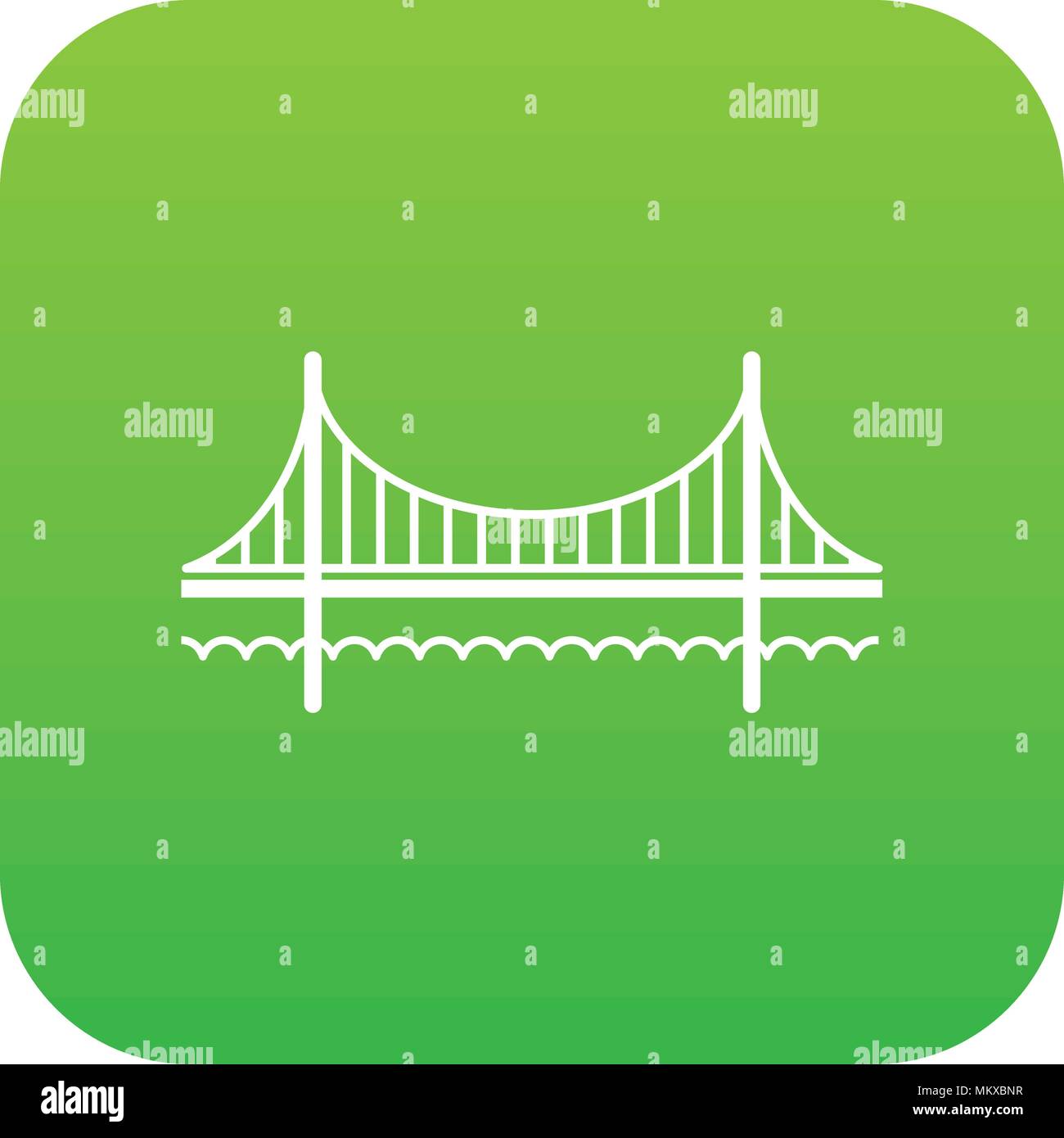 Simple Golden Gate Bridge Vector