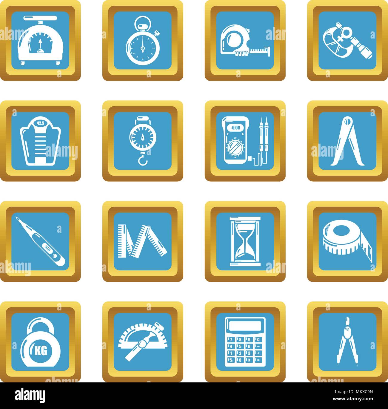 Height measurements Stock Vector Images - Alamy