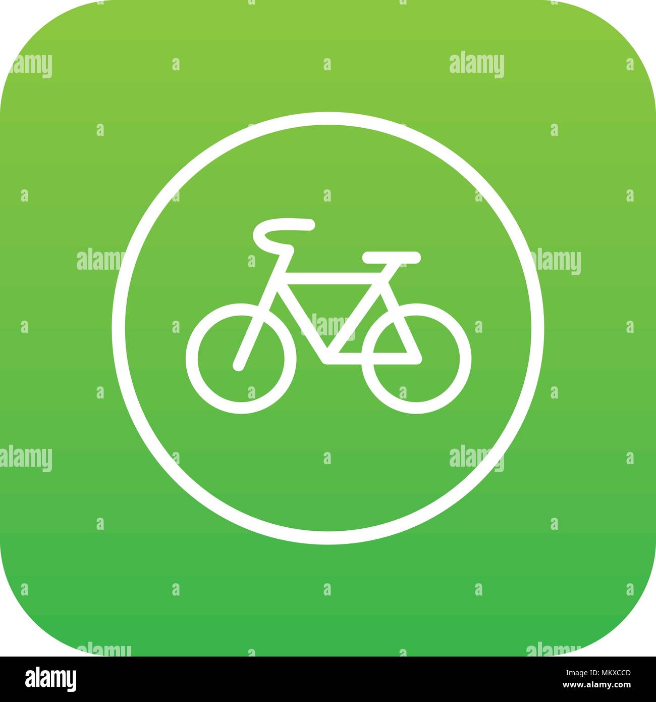 Bike green route Stock Vector Images - Alamy