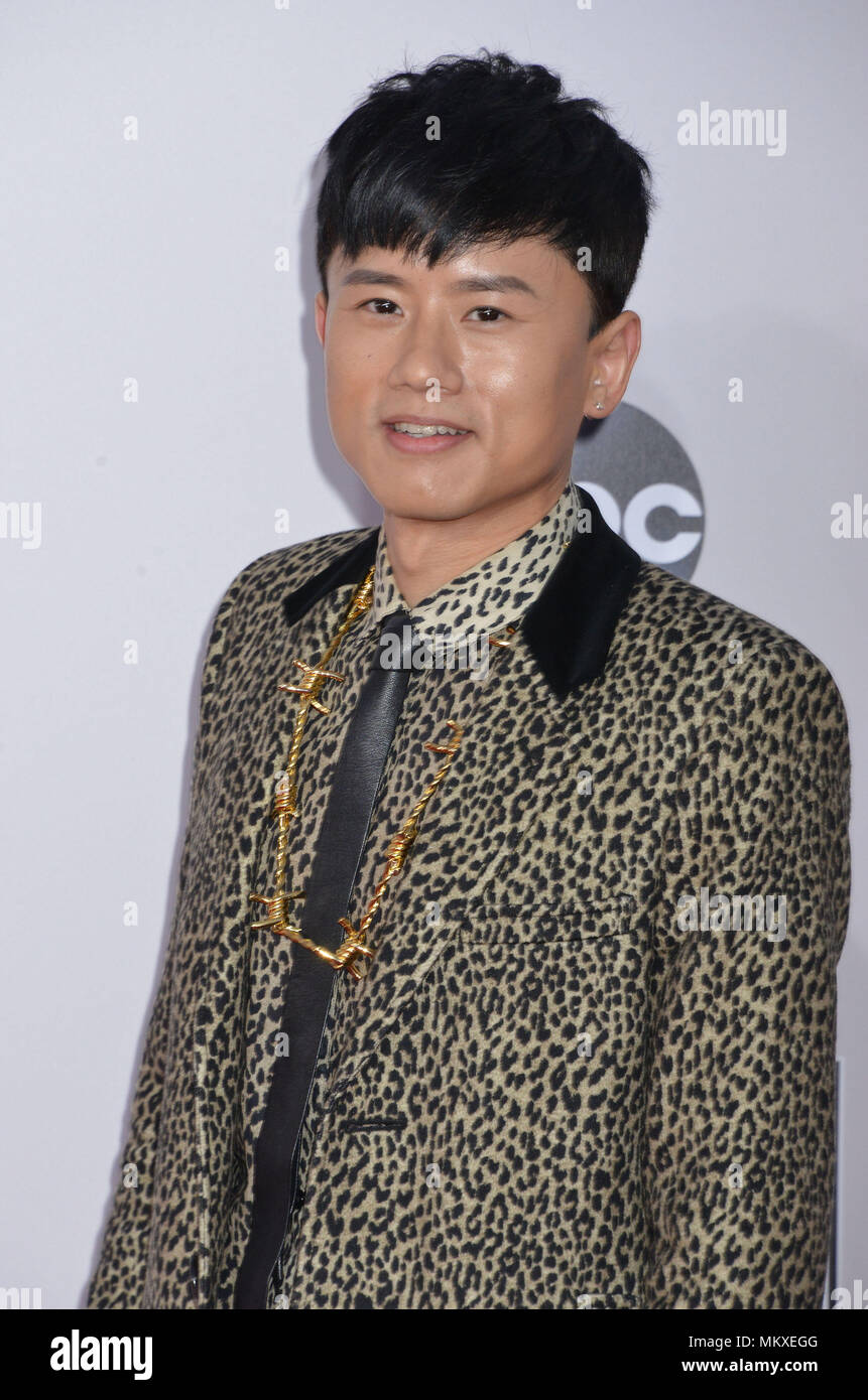 Zhang Jie - Jason Zhang at the 2014 American Music Awards arrival at ...