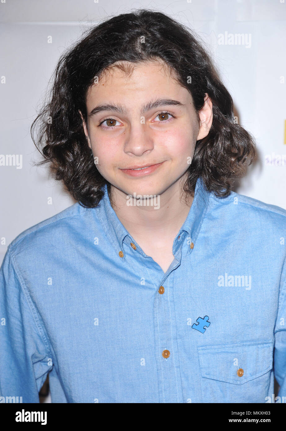Max Burkholder at the Blue Carpet at the Autism Speaks at the Beverly ...