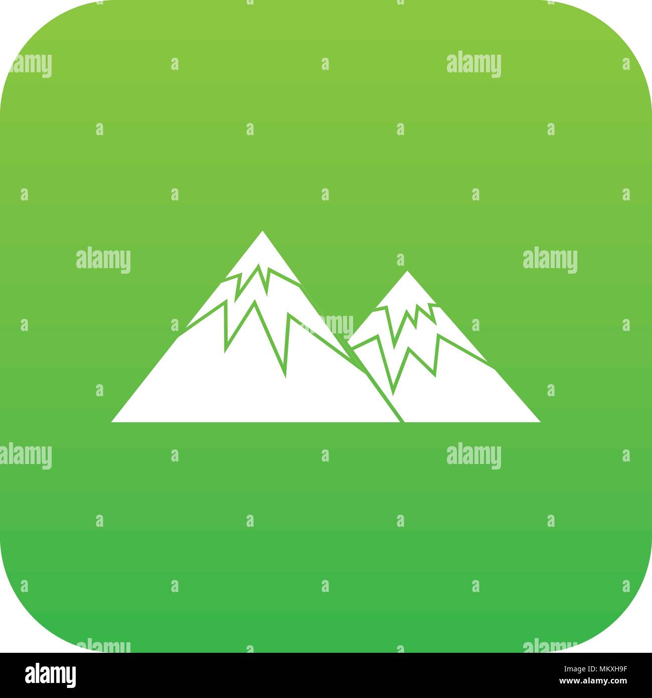 Swiss alps icon digital green Stock Vector Image & Art - Alamy