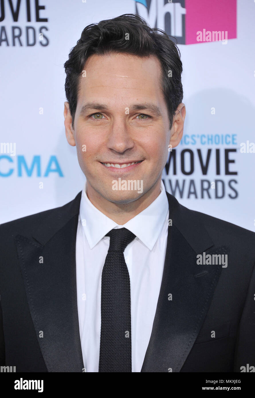Paul Rudd at The 17th Annual Critics Choice Movie Awards at the ...