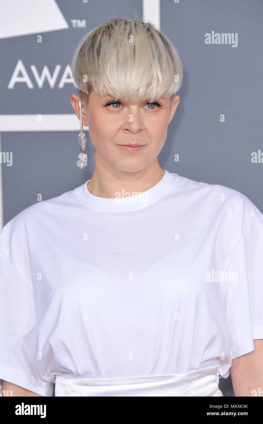 Robyn Carlsson 131 at The 54th Annual GRAMMY Awards 2012 at the Staples ...