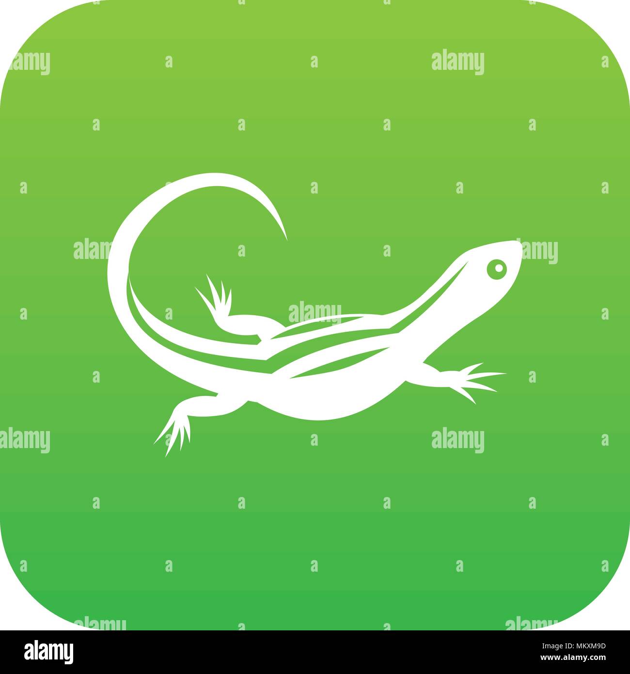Lizard icon digital green Stock Vector Image & Art - Alamy