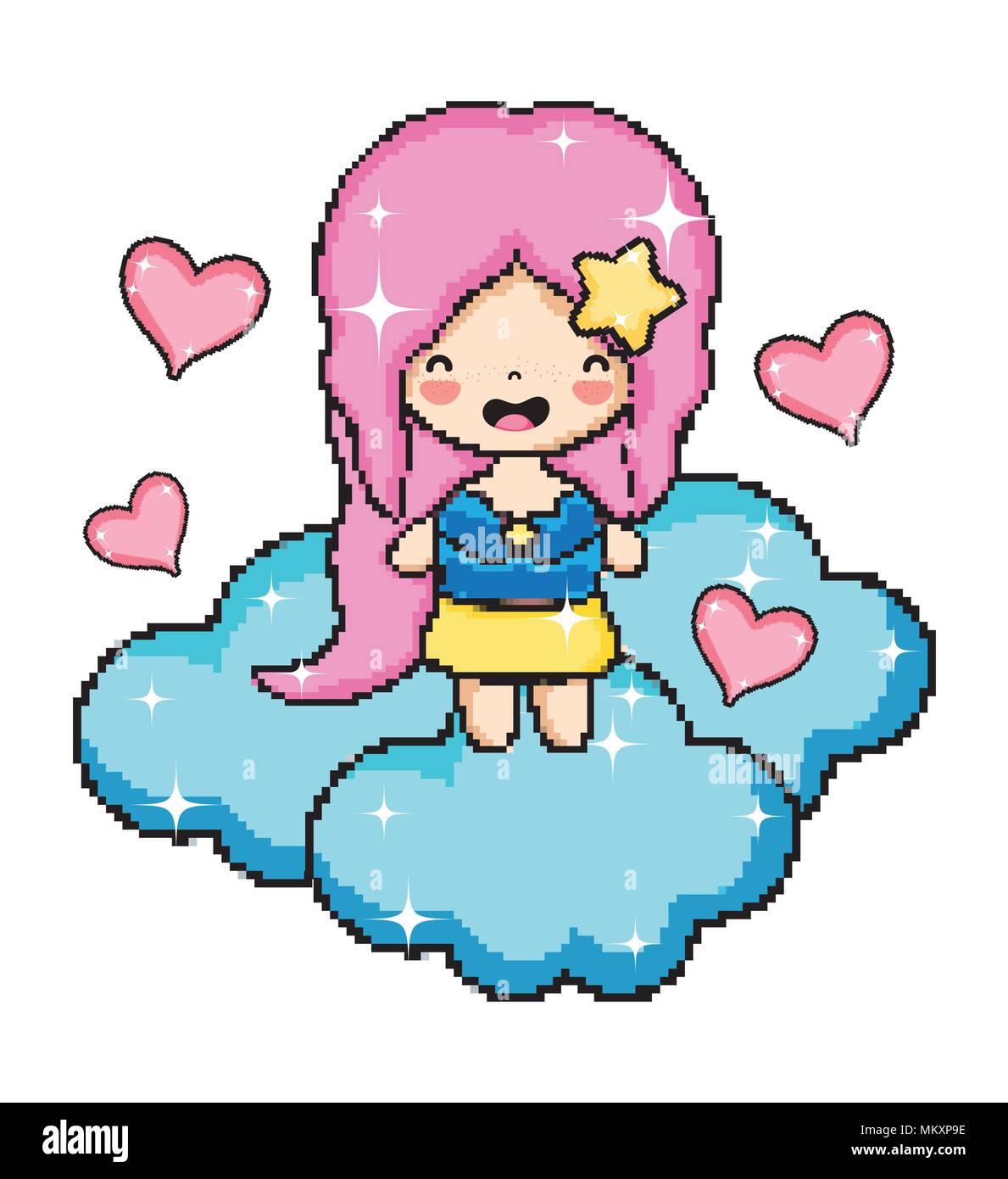 Gamer character screen Cut Out Stock Images & Pictures - Alamy