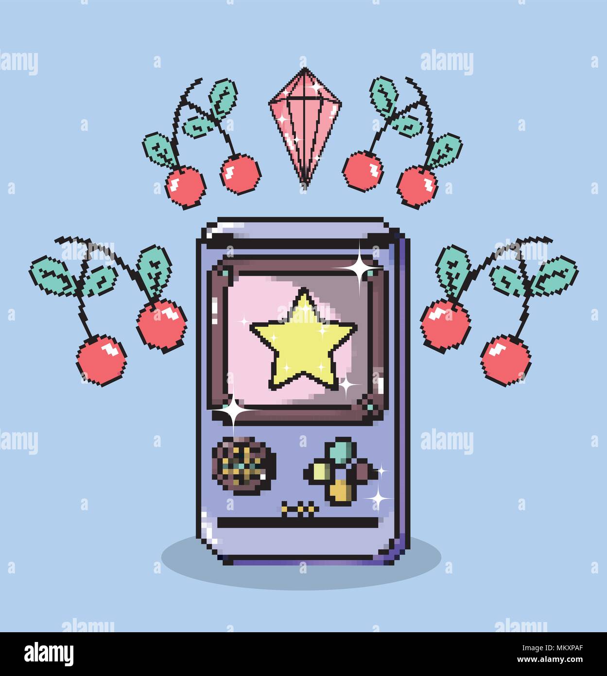 Pixel art tetris videogame Stock Vector Image & Art - Alamy