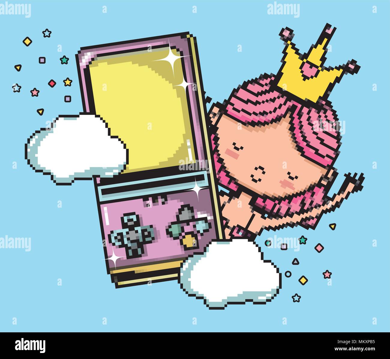 Pixel art tetris videogame Stock Vector Image & Art - Alamy