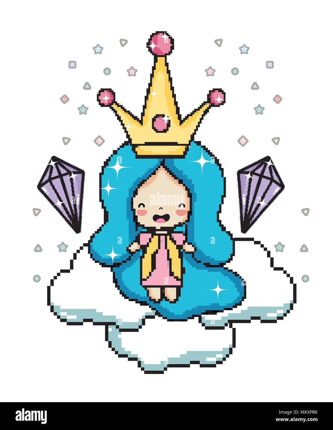 Gamer character screen Cut Out Stock Images & Pictures - Alamy