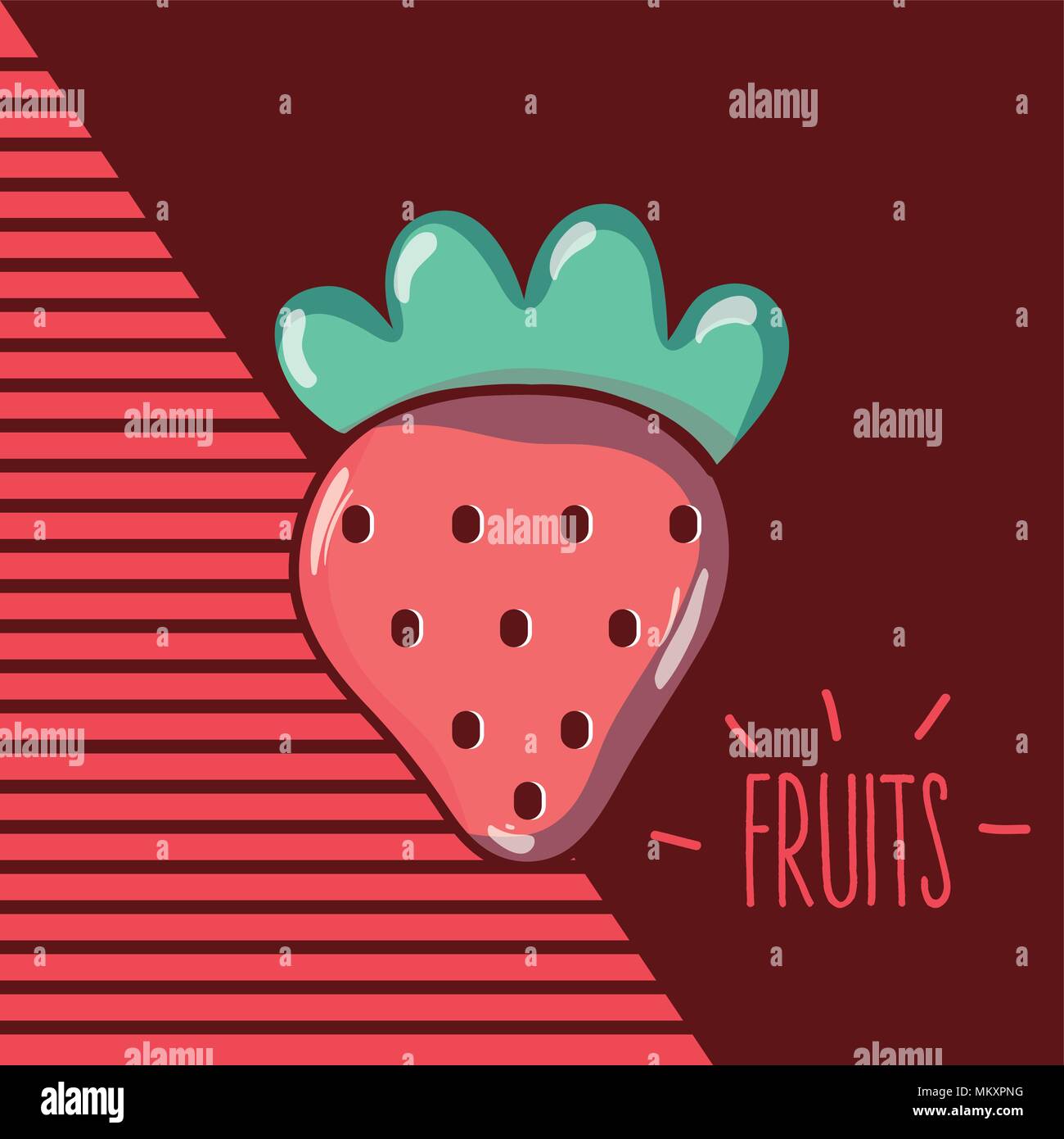 Prepared fruit Stock Vector Images - Alamy